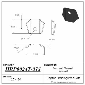 Gussets - Hepfner Racing Products