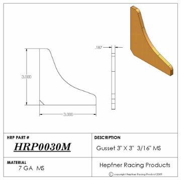 Gussets - Hepfner Racing Products