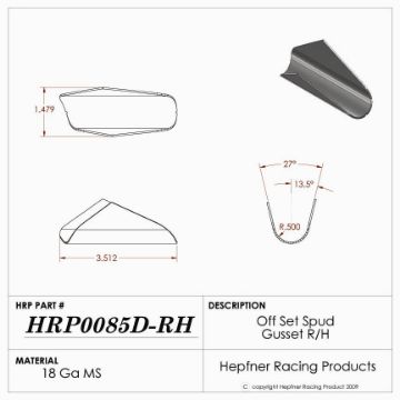 Gussets - Hepfner Racing Products