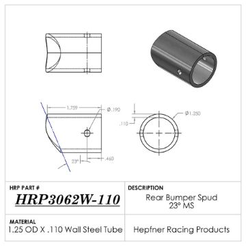 Sprint Car Chassis Tubes - Hepfner Racing Products
