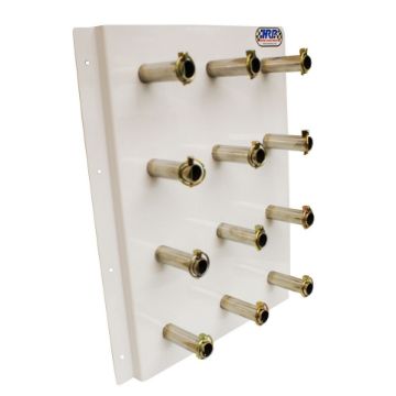 Quick Change Gear Panel, 33.25" x 15.00", Holds 18 Sets, White Powder ...