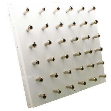 Quick Change Gear Panel, 33.25" x 15.00", Holds 18 Sets, White Powder ...
