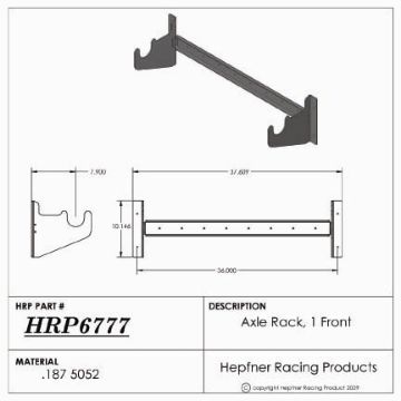 Sprint Car Axle Racks - Hepfner Racing Products