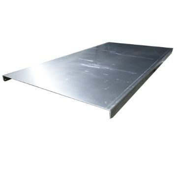 Top Deck, 1/4" Aluminum Diamond Plate, Downward Roof Bend, Powder ...