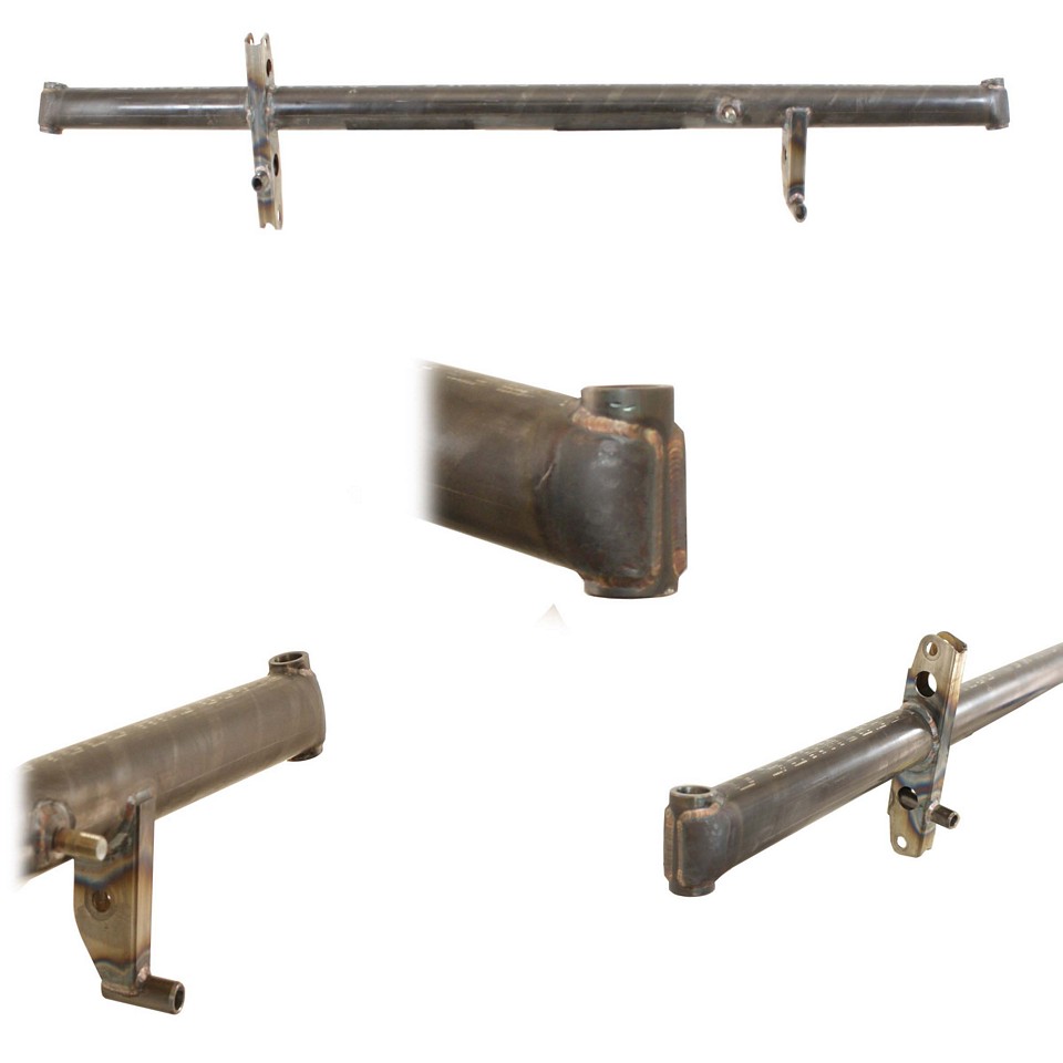 Sprint Car Front Axle, 52" Wide, 2.225" Diameter, 10/10 Camber, Bare ...