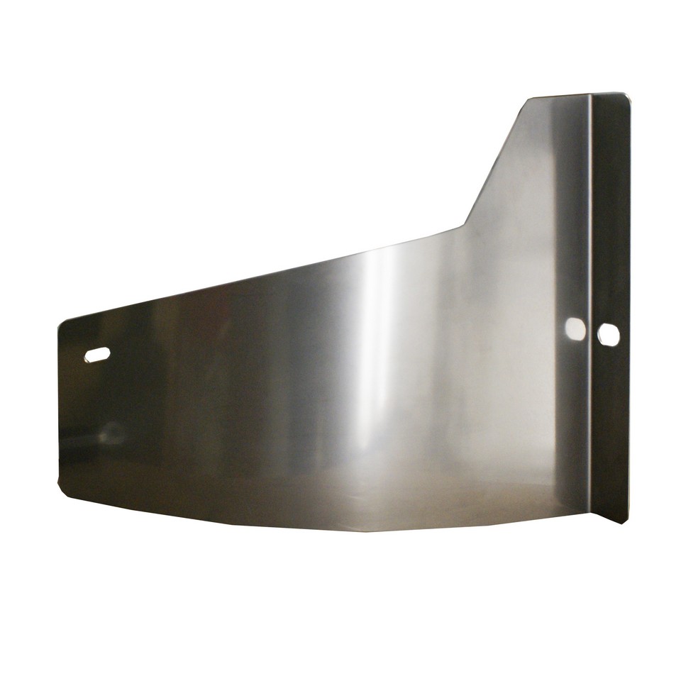 Header Guard, RH, Stainless Steel - Hepfner Racing Products