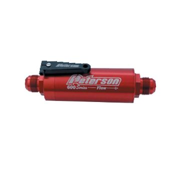 Fuel Shut Off, -6 AN Fitting, Aluminum Body - Hepfner Racing Products