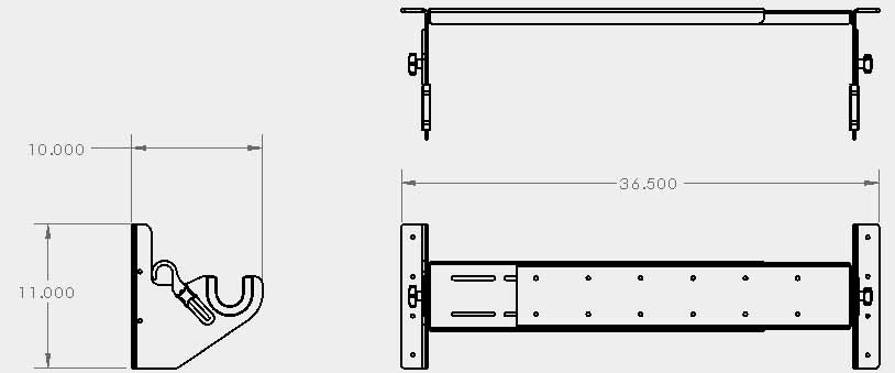Axle Rack, 1 Front Midget - Hepfner Racing Products