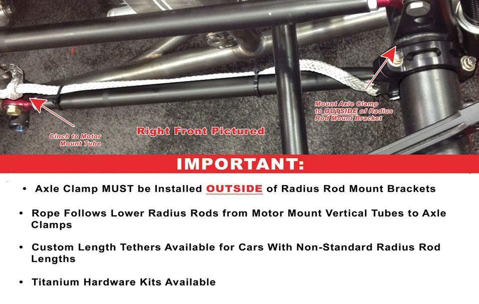 Axle Tether Kit - Hepfner Racing Products