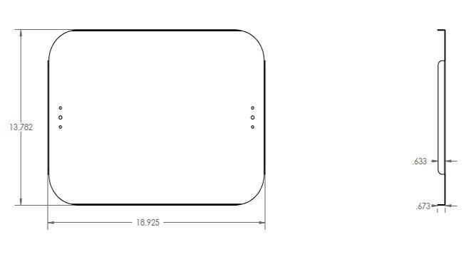 Air Box Base No Holes - Hepfner Racing Products