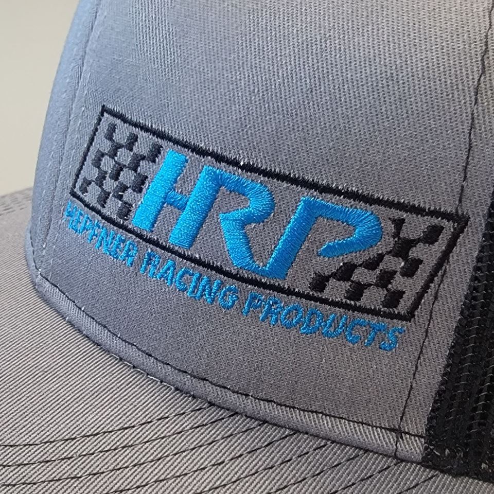 HRP New Style Logo Gray Hat - Hepfner Racing Products