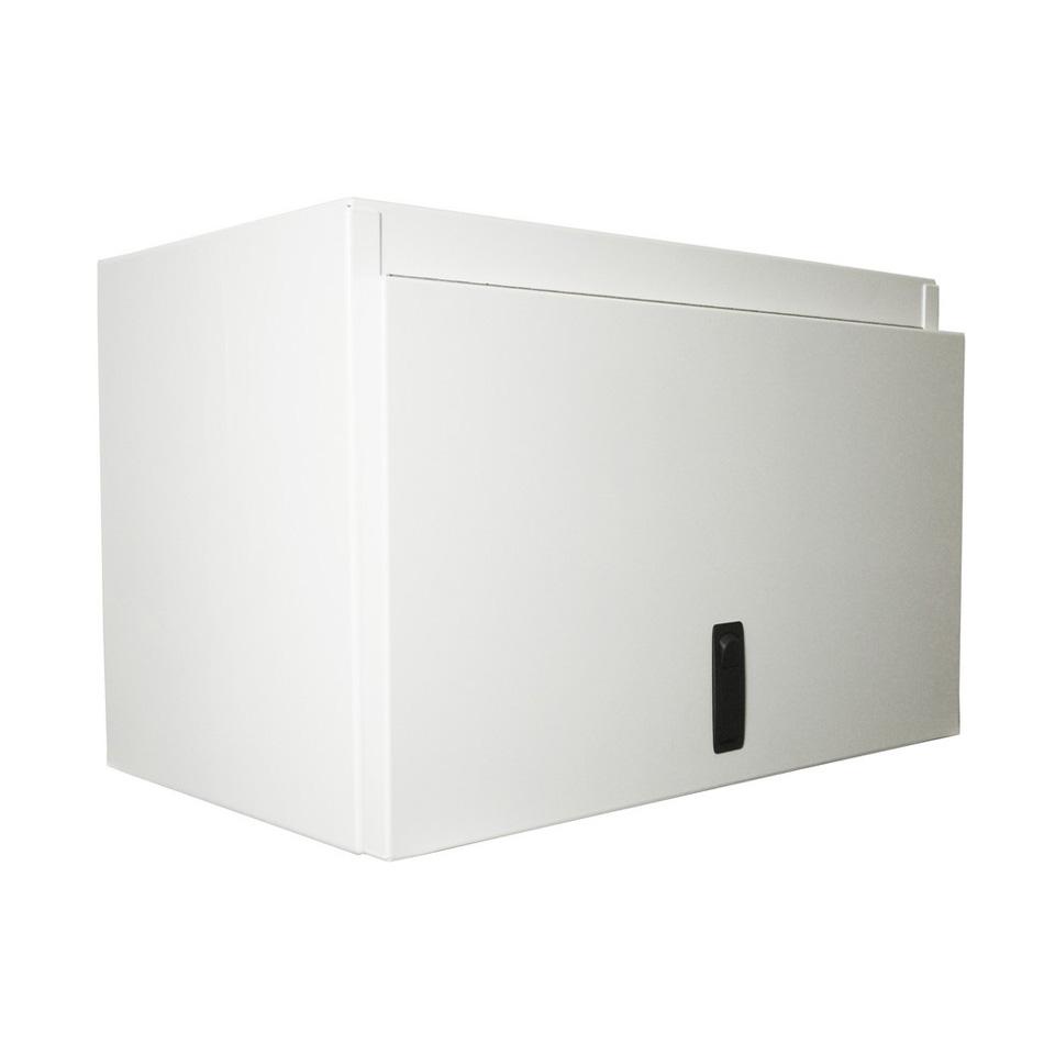 Overhead Cabinet, 24.0" Length, Single Flip Up Door, White Powder Coat ...