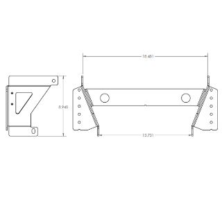 Push Bar Mount Bracket 600 - Hepfner Racing Products