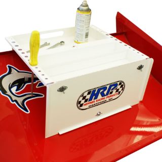 Nose Wing Tray White Powder Coat -Blem - Hepfner Racing Products